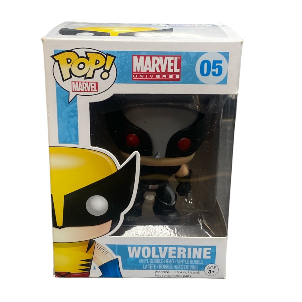 Used Funko Pop! #05 Marvel Universe: Wolverine X-Force Grey Suit - Own4Less